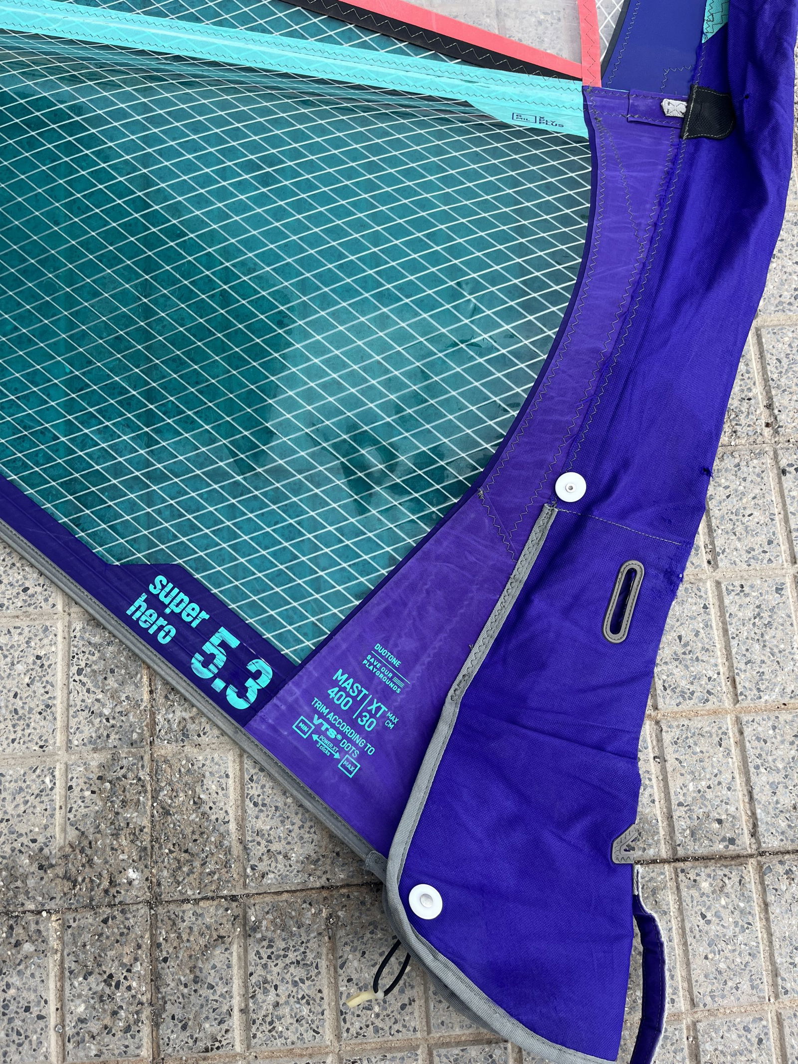 Duotone Super Hero 5.3 2025 Pistacho - TWS Windsurf