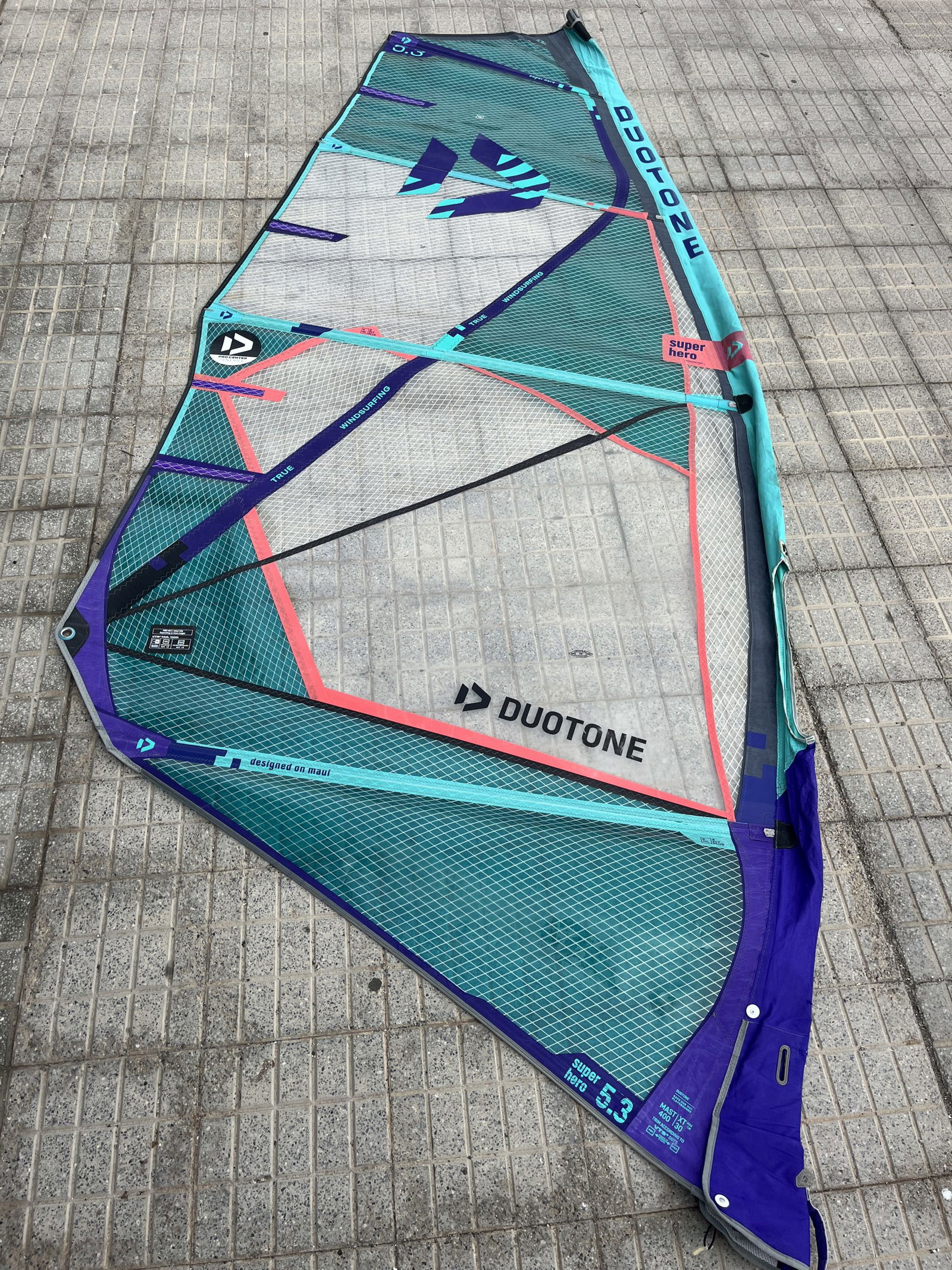 Duotone Super Hero 5.3 2025 Pistacho - TWS Windsurf