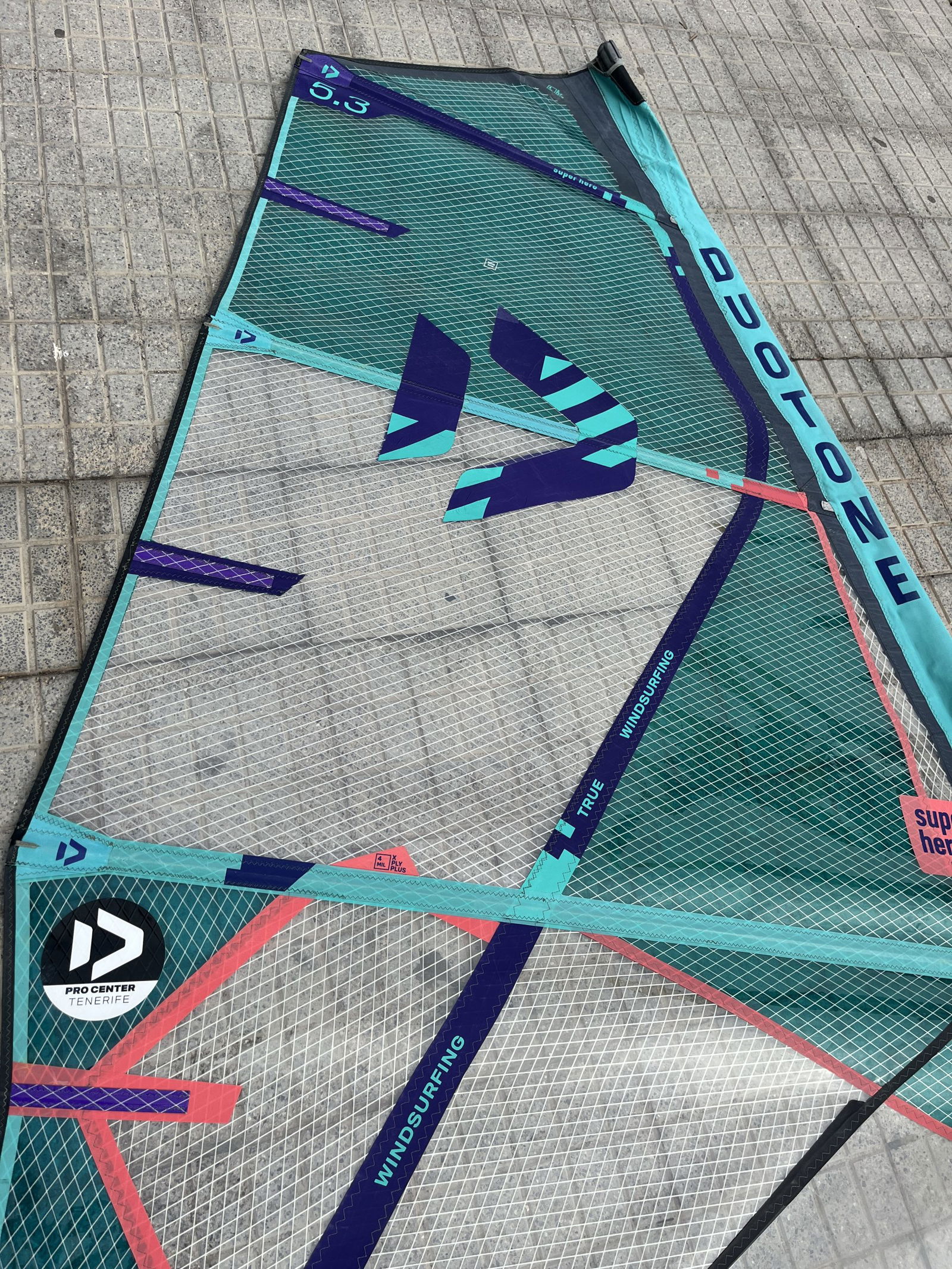 Duotone Super Hero 5.3 2025 Pistacho - TWS Windsurf